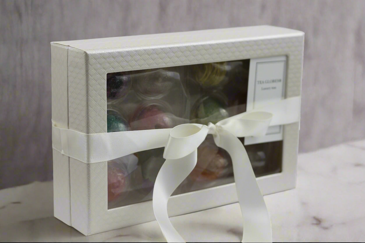 Tea globes® gift box: luxurious tea bombs, unique tea gifts